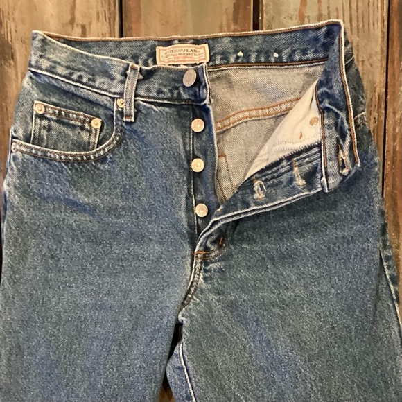 Guess | Jeans | Guess Jeans Vintage 24x35 High Rise Button Fly Triangle ...